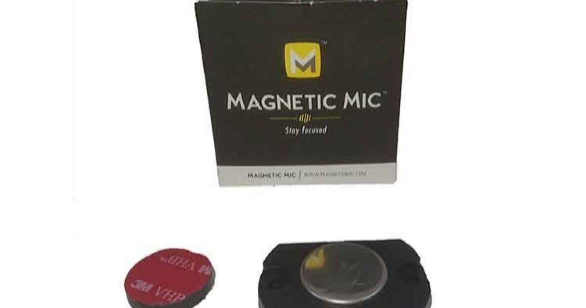 Magnetic Mic mount with 3M tape | Ferno Norden Sverige